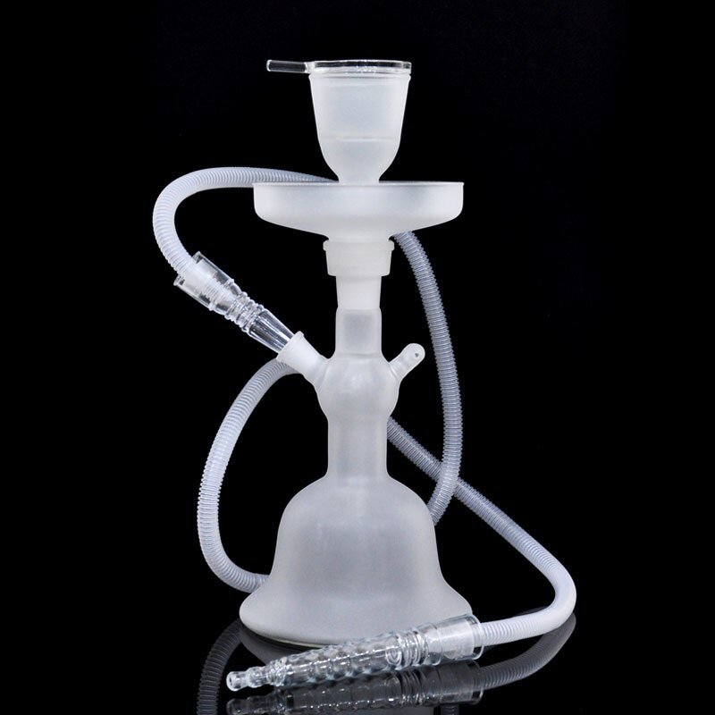 Frosted Design Al Fakher Glass Hookah Shisha Smoking Water Pipe ...