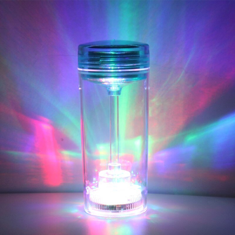 Portable Hookah Shisha Set Plastic Bottle for Smoking Sheesha with LED ...